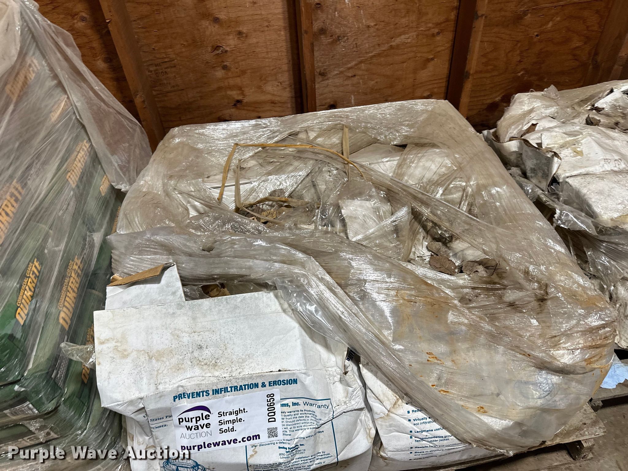 Approximately 12 boxes of Infi-Shield Uni-band manhole seals in ...