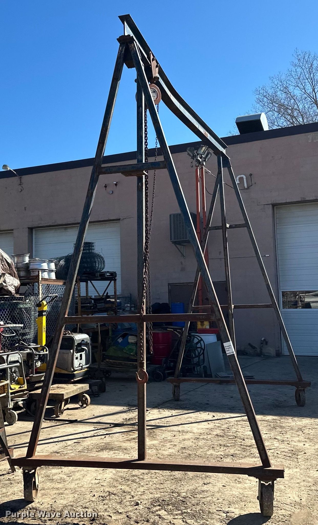 A-frame hoist in Savage, MN | Item DQ0735 sold | Purple Wave