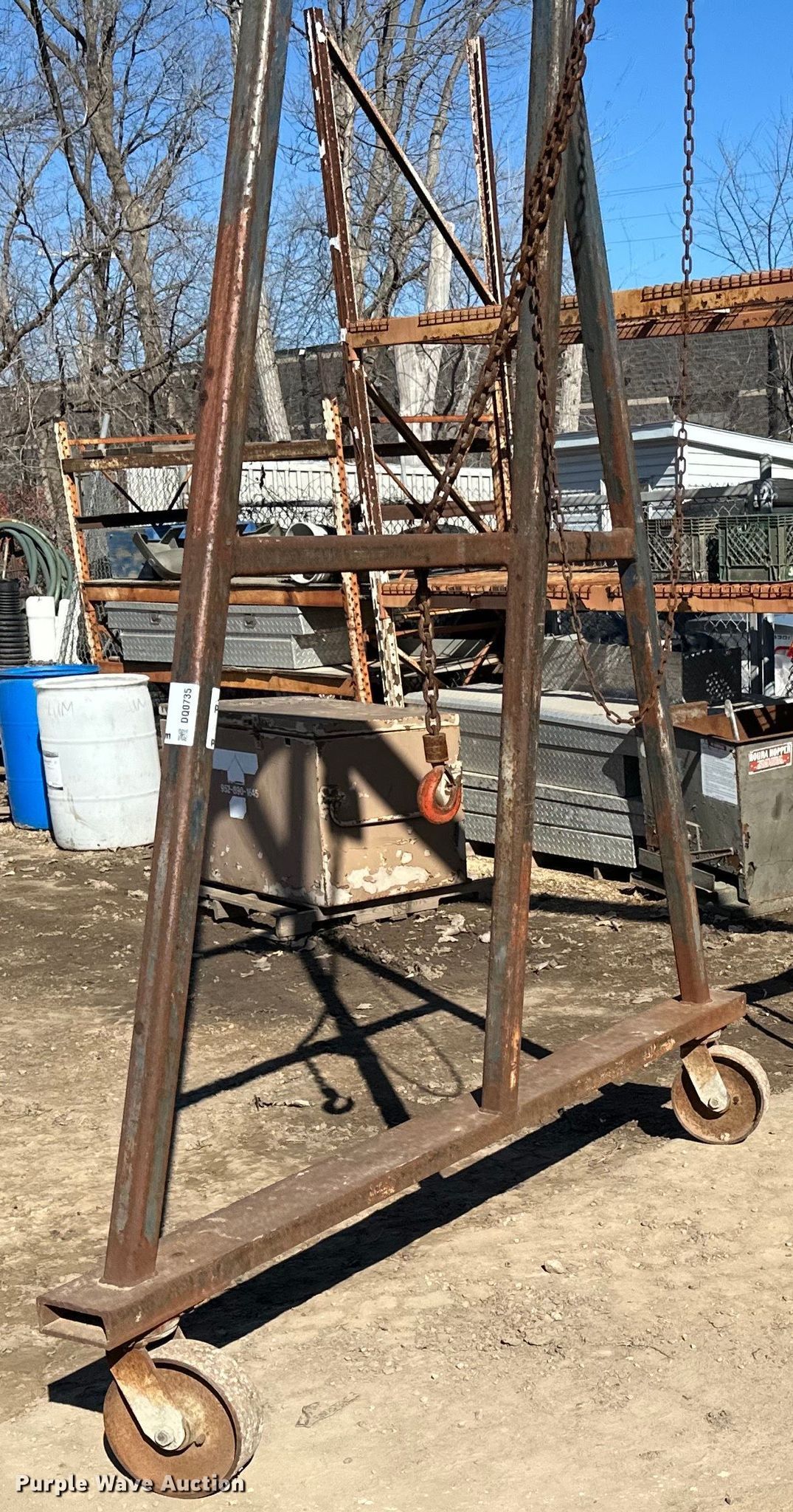 A-frame hoist in Savage, MN | Item DQ0735 sold | Purple Wave
