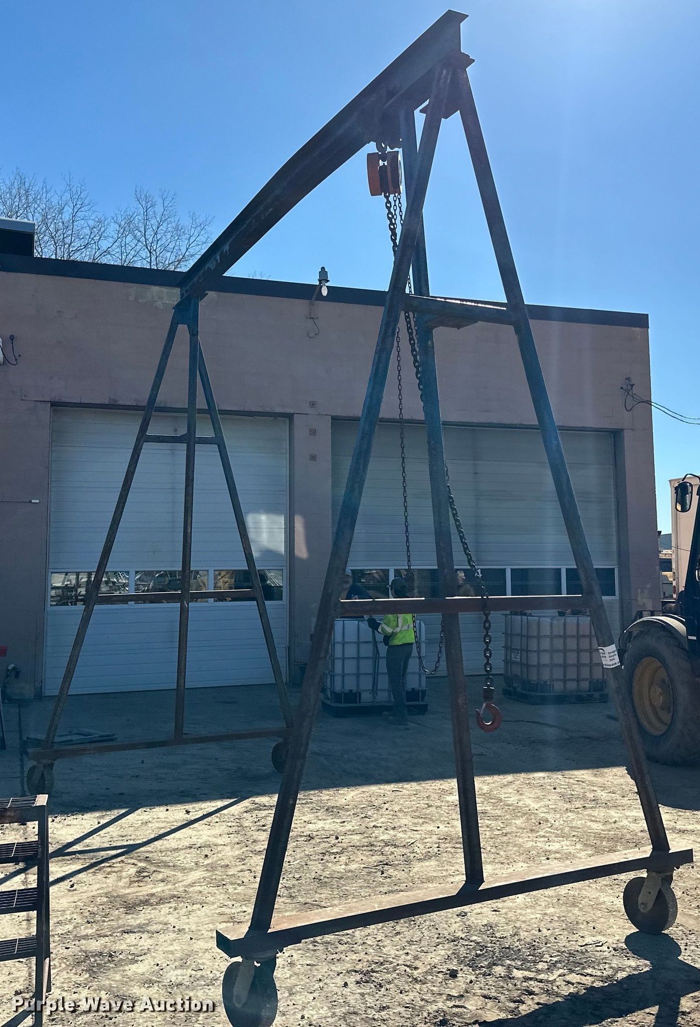 A-frame hoist in Savage, MN | Item DQ0735 sold | Purple Wave
