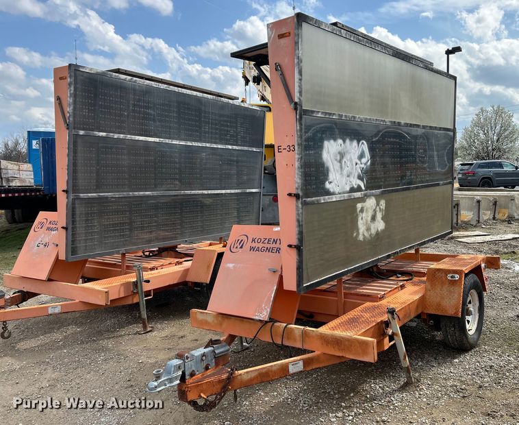 (3) Ver-Mac PCMS 1210 message board trailers in Arnold, MO | Item ...