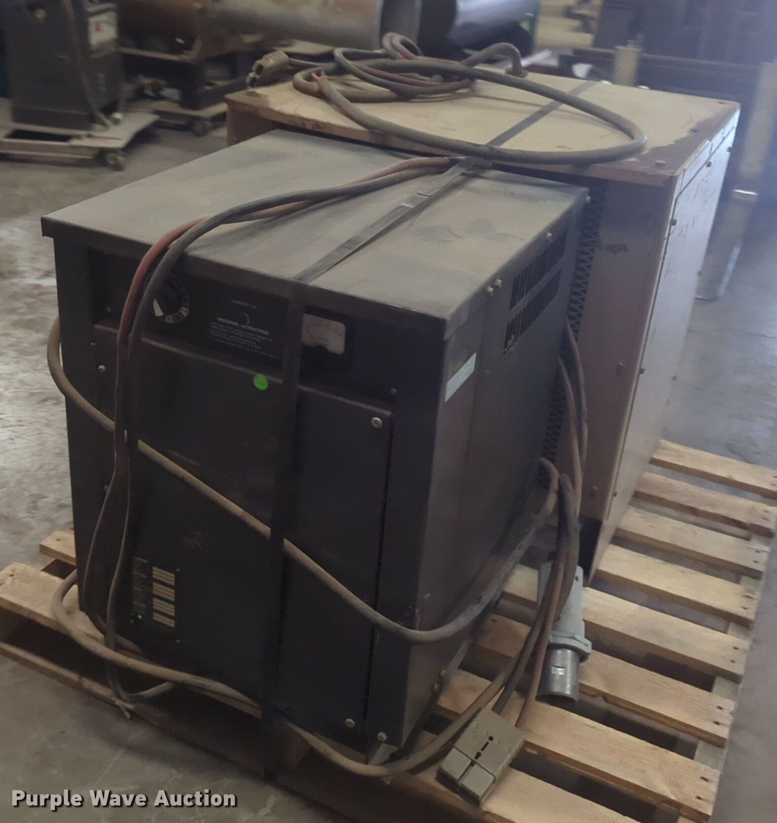 (2) forklift chargers in Oklahoma City, OK | Item NG9342 sold | Purple Wave