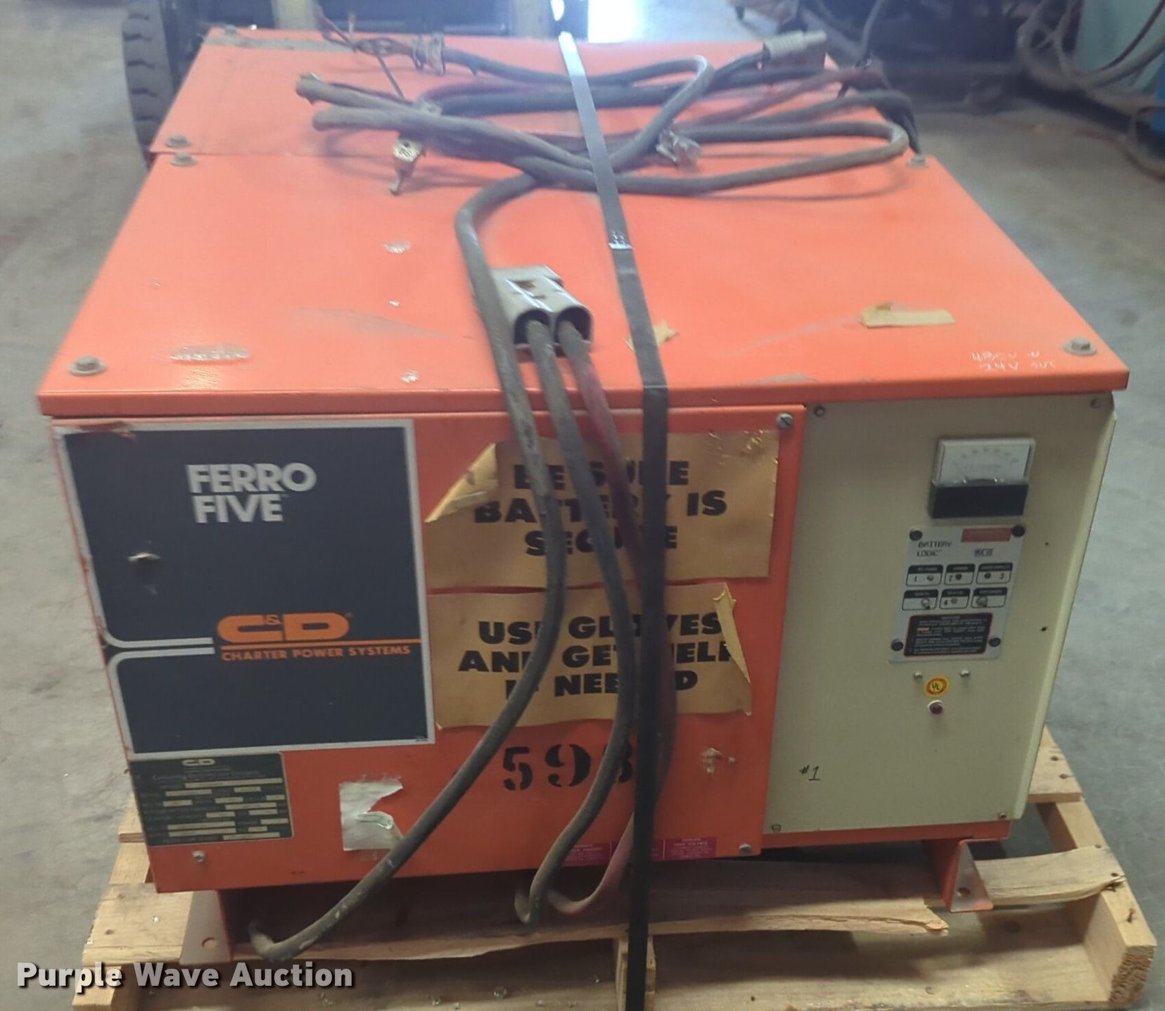 (2) Ferro Five forklift chargers in Oklahoma City, OK | Item NG9351 ...