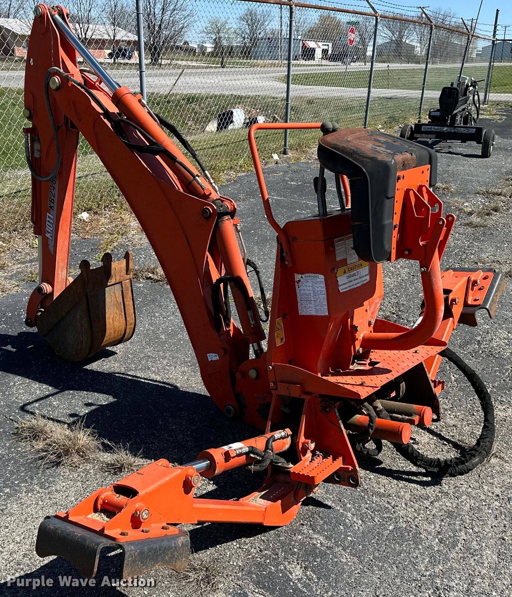 Kioti KB2485 backhoe attachment in Grove, OK | Item OM9299 sold ...