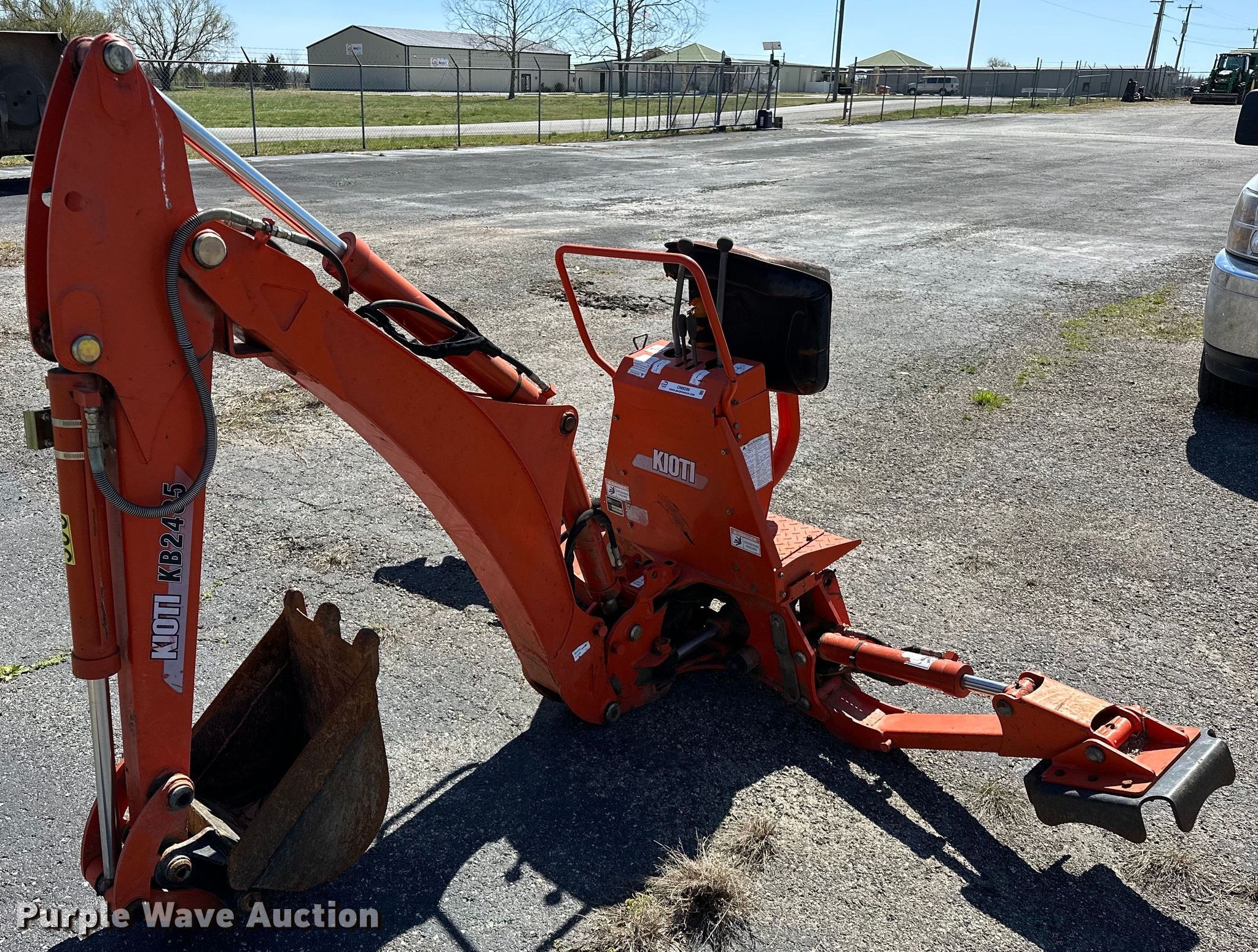 Kioti KB2485 backhoe attachment in Grove, OK | Item OM9299 sold ...