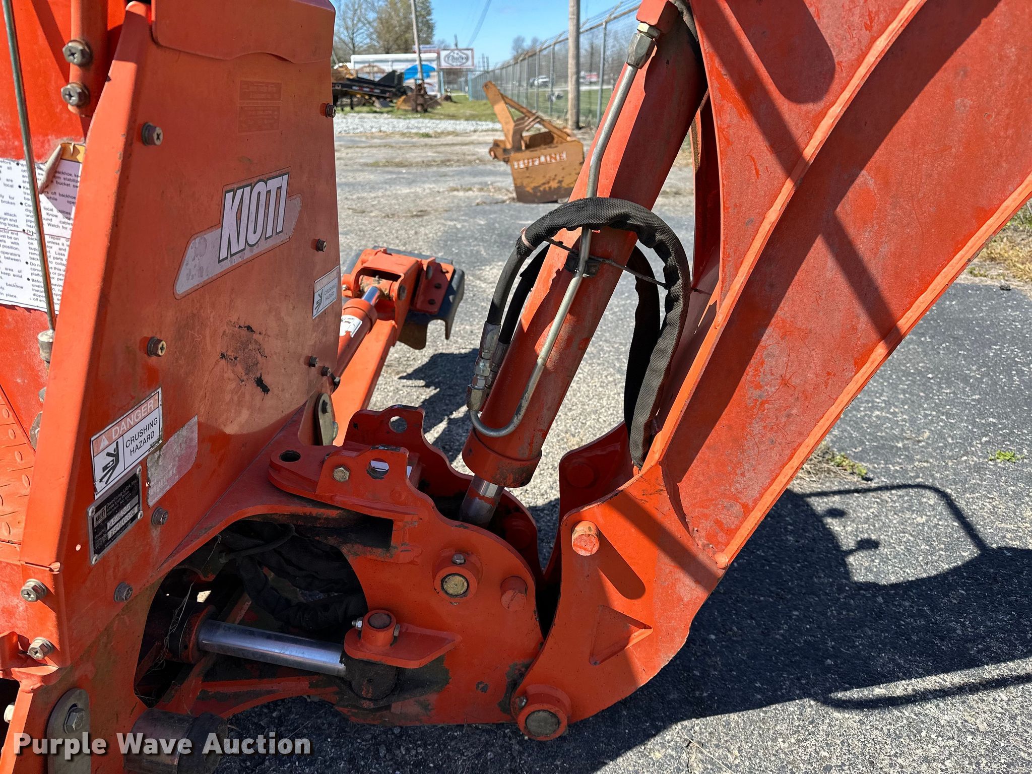 Kioti KB2485 backhoe attachment in Grove, OK | Item OM9299 sold ...