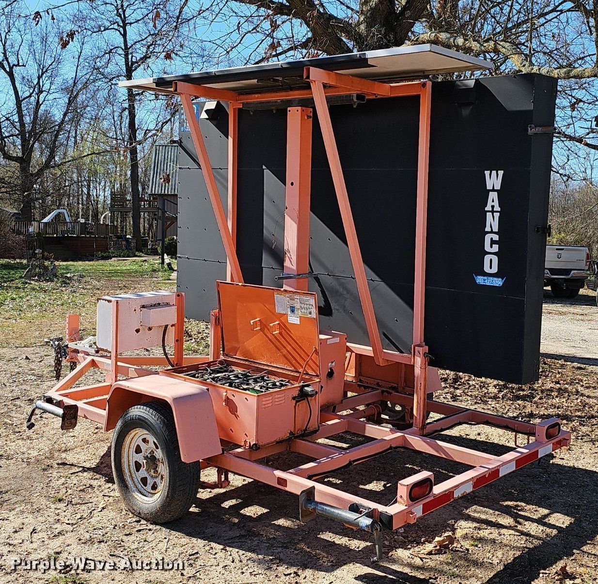 2003 Wanco WTLMB-S-LL(A) message board trailer in Stella, MO | Item ...