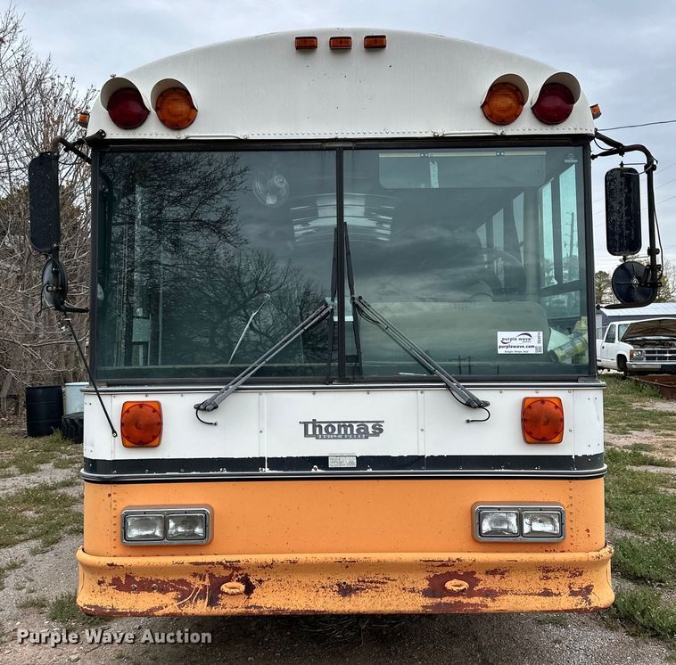 1996 Thomas Built school bus in Mangum, OK | Item DG4314 sold | Purple Wave