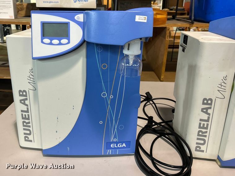 (2) ELGA Purelab Ultra II ULXXXANM2-US water purification systems in ...