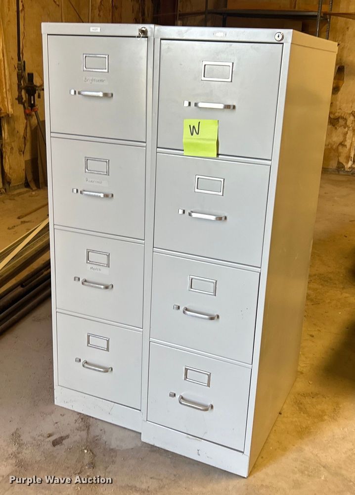 (3) four drawer file cabinets in Tulsa, OK | Item NB9366 for sale ...