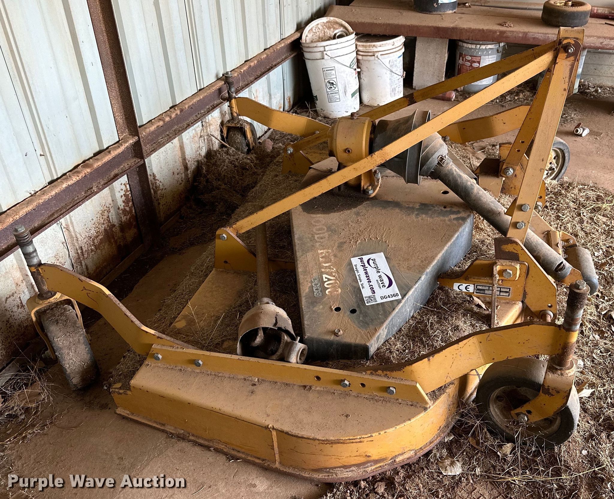 Woods RD720 rotary mower in Mangum, OK | Item DG4360 for sale | Purple Wave