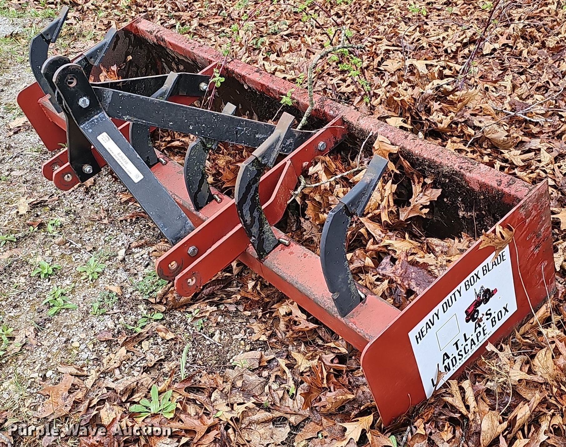 Atlas box blade in Garfield, AR | Item EJ6238 sold | Purple Wave