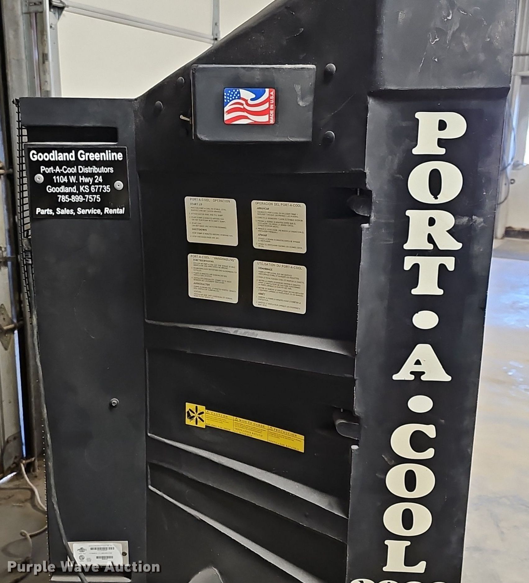 2000 Port-A-Cool 2000 evaporative cooler in Minneapolis, KS | Item ...