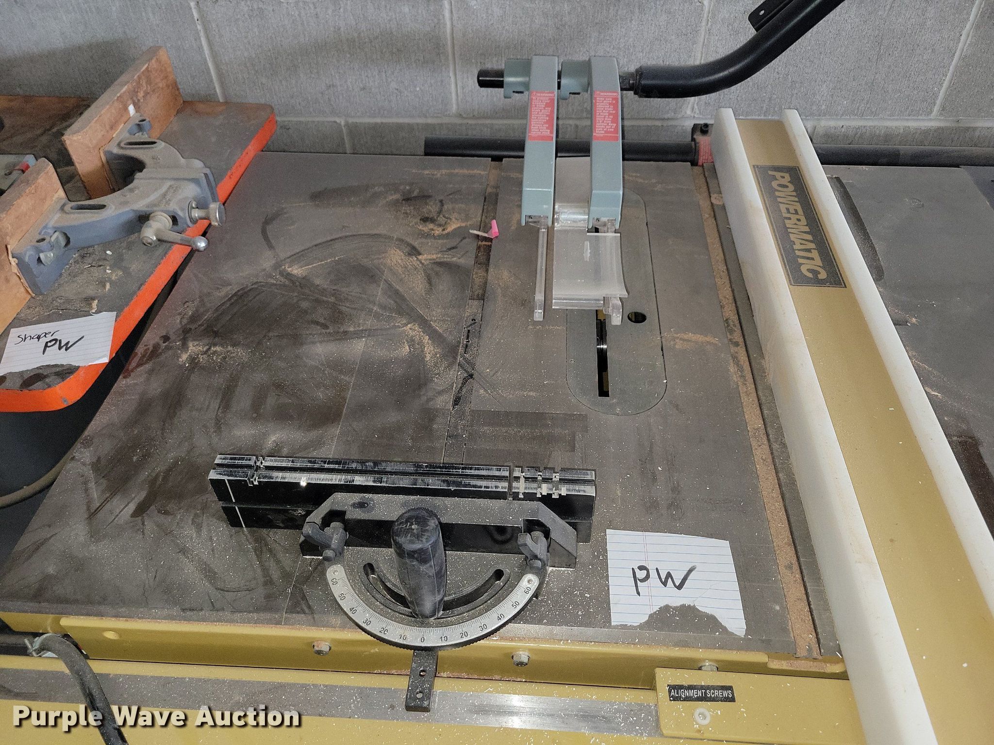 Powermatic 2000 table saw in Des Moines, IA | Item LC9907 sold | Purple ...