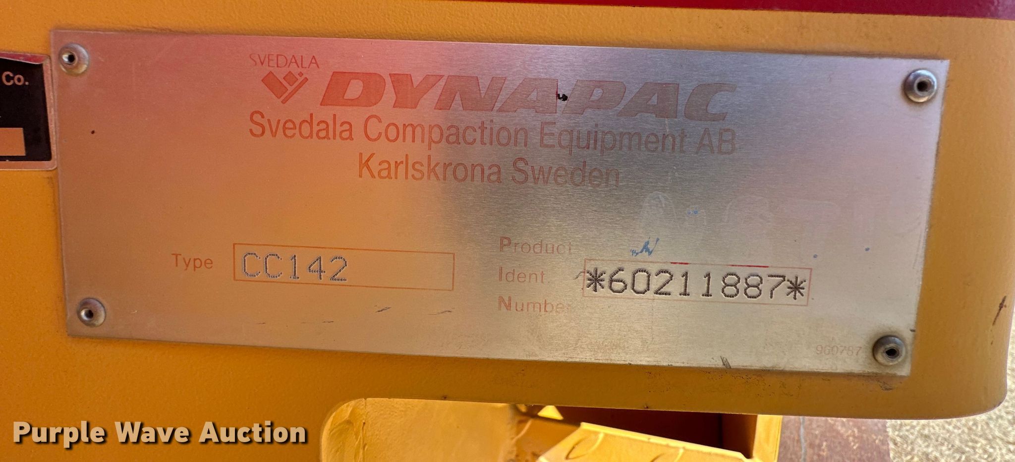 1999 Dynapac CC142 double drum vibratory roller in Tribune, KS | Item ...