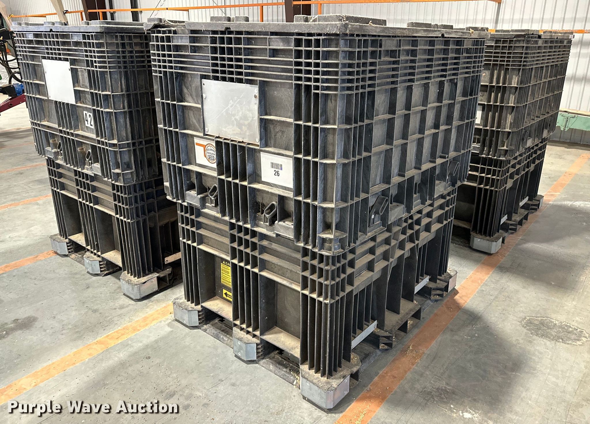 (4) Buckhorn CenterFlow bulk seed boxes in Stillwater, OK | Item OM9942 ...