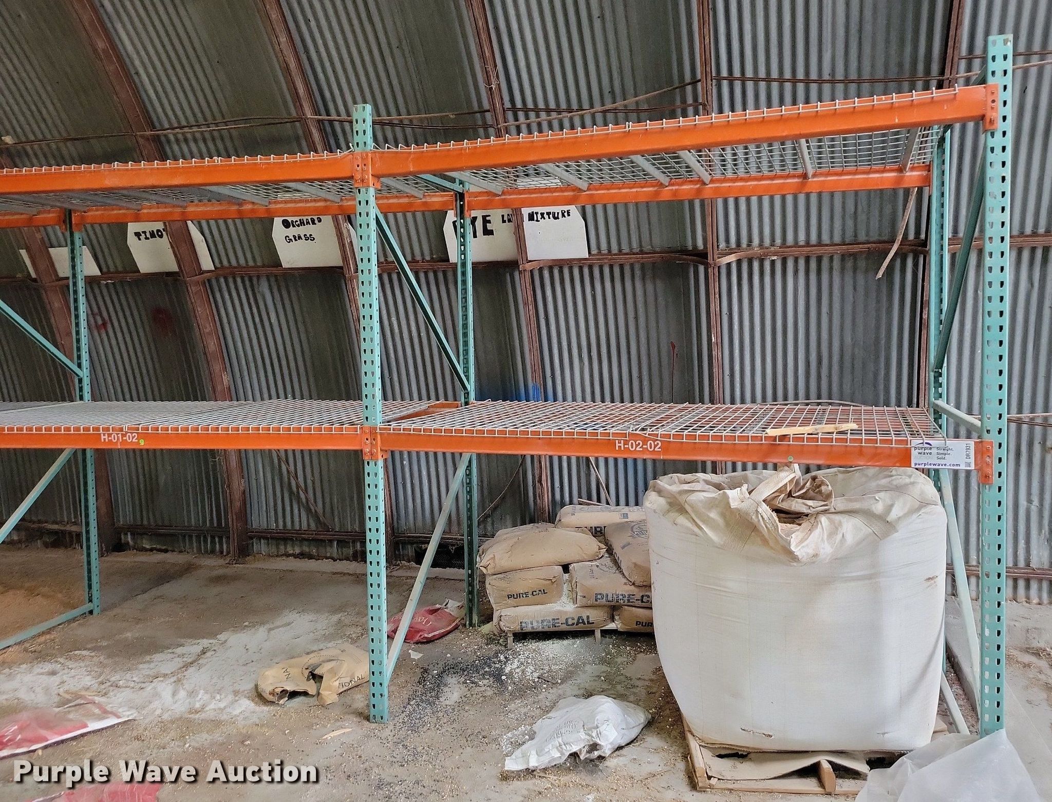 Pallet racking in Lawson, MO | Item DR7931 for sale | Purple Wave