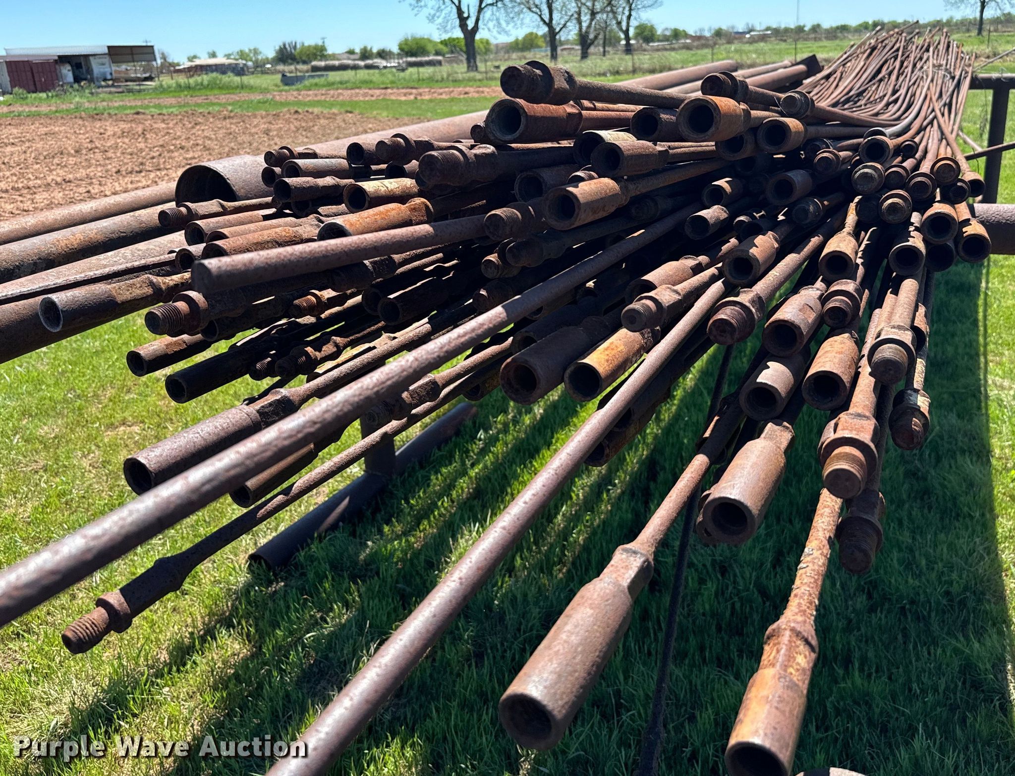 (100) joints of 1/2" sucker rod in Iowa Park, TX | Item EJ0444 sold ...