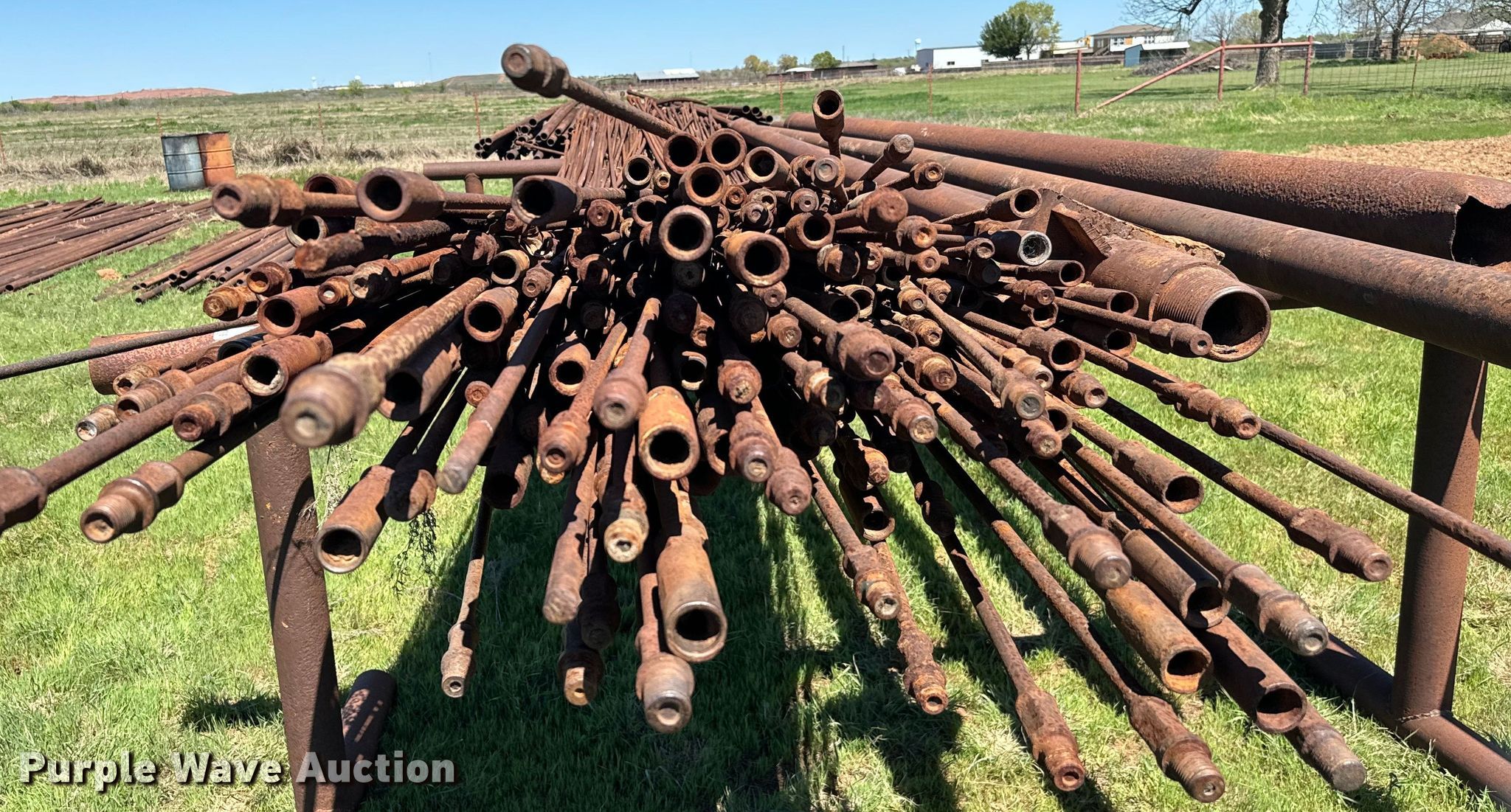 (100) joints of 1/2" sucker rod in Iowa Park, TX | Item EJ0444 sold ...