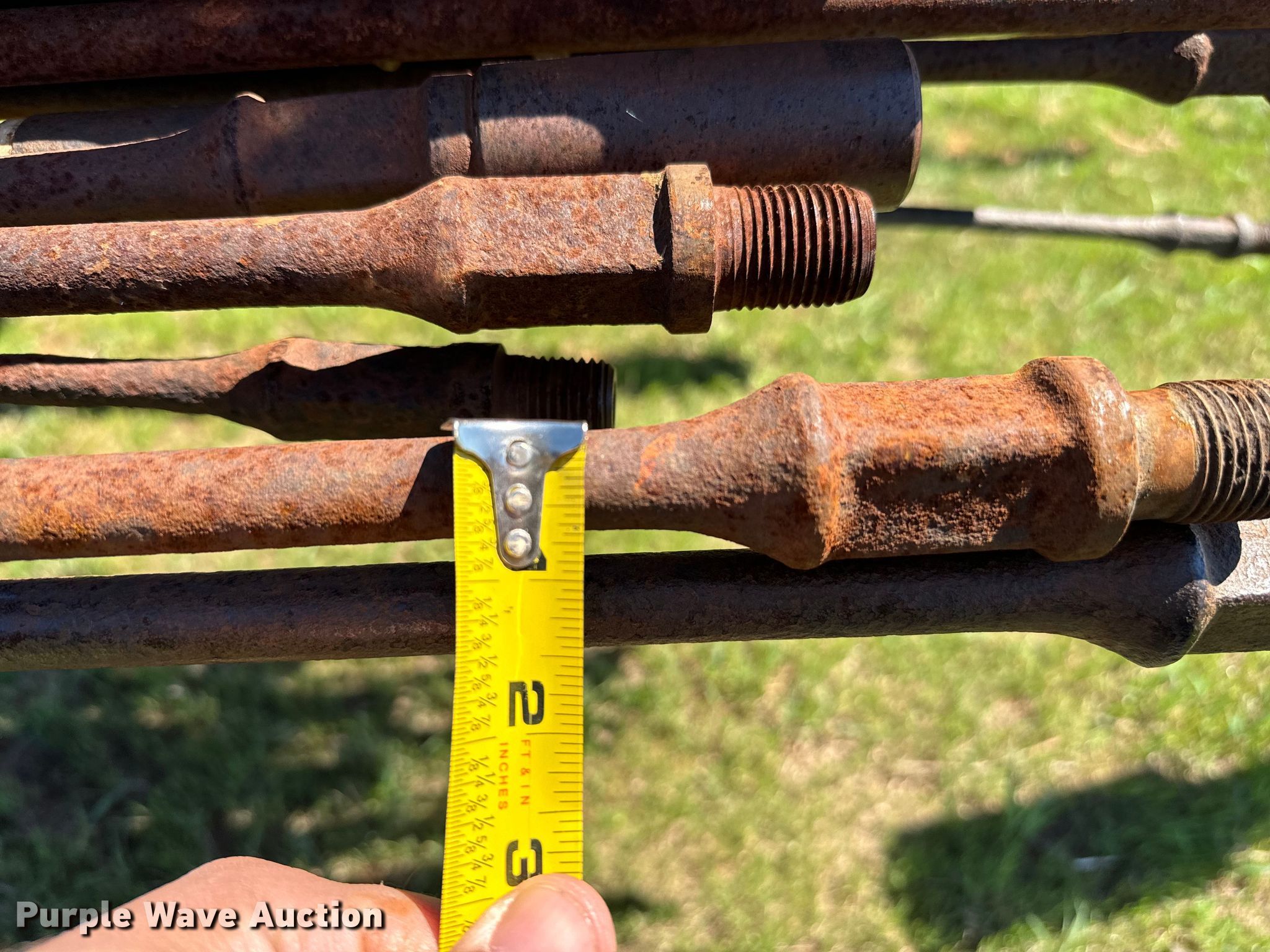 (100) joints of 1/2" sucker rod in Iowa Park, TX | Item EJ0444 sold ...