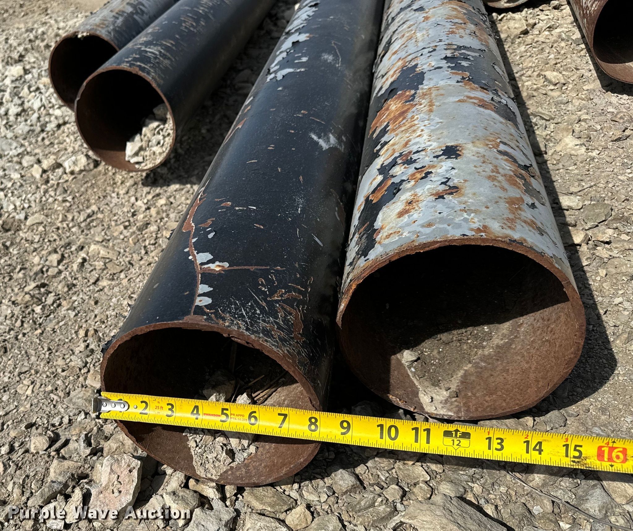 (8) grain down spout pipes in Olpe, KS | Item NH9099 for sale | Purple Wave