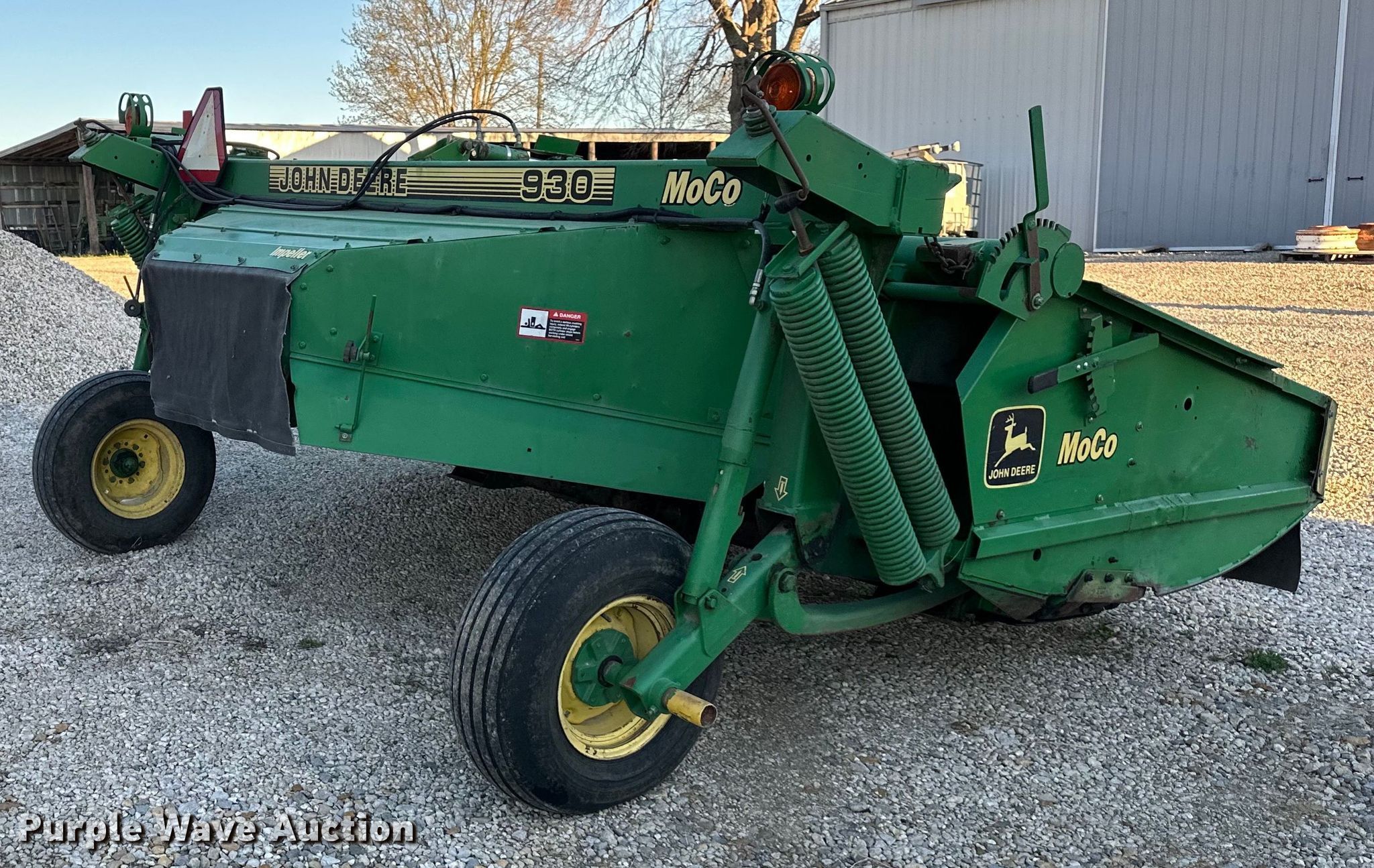 John Deere 930 MoCo Impeller disc mower in Basehor, KS | Item OF9368 sold | Purple Wave