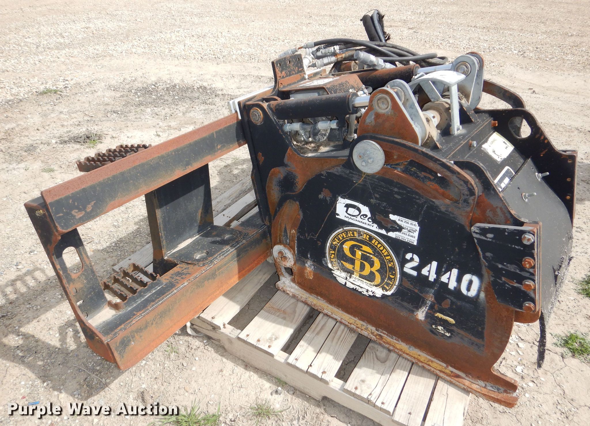 2008 Caterpillar PC205 skid steer cold planer in Manhattan, KS | Item ...