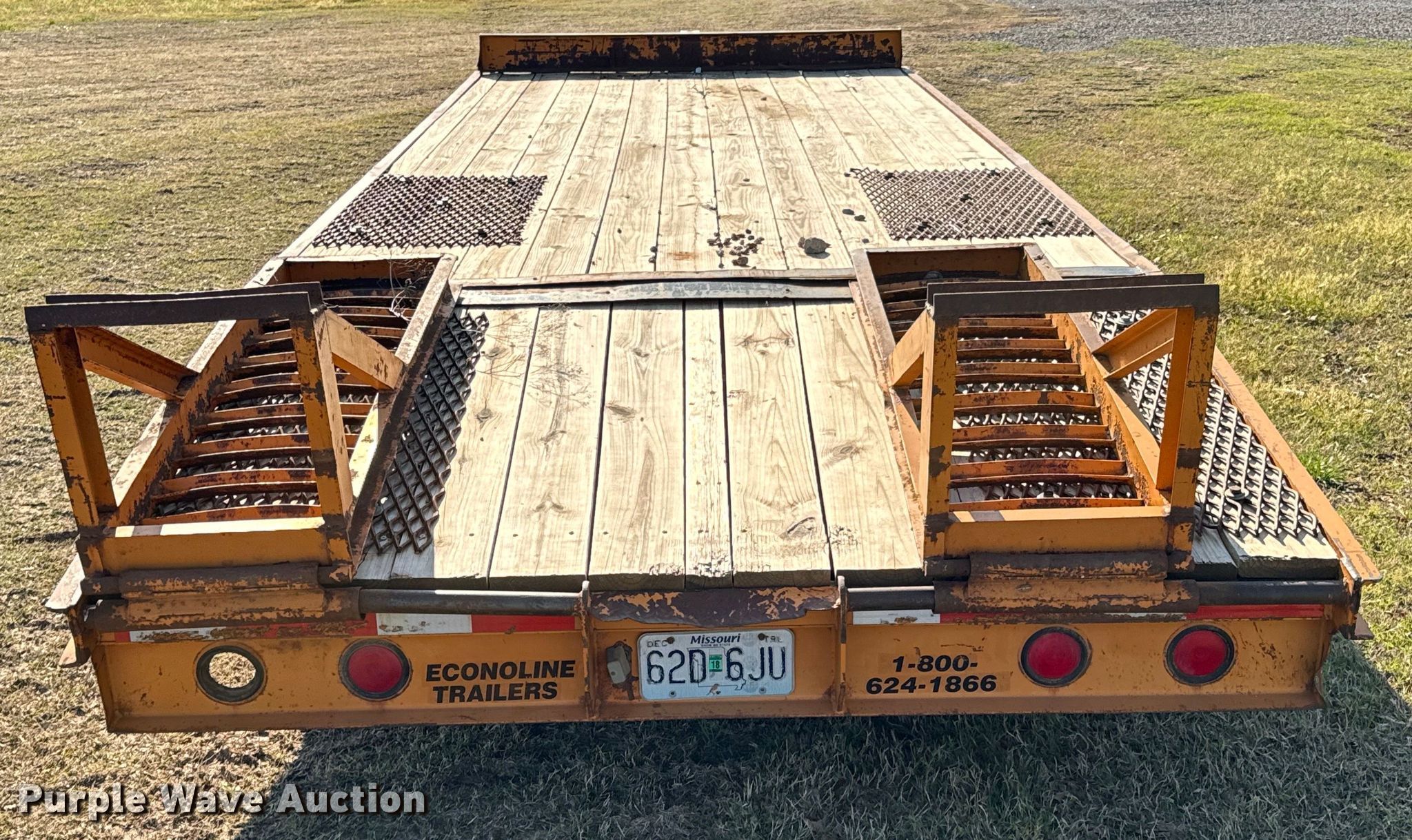 2002 Econoline Backhoe Pro equipment trailer in Vinita, OK | Item ...