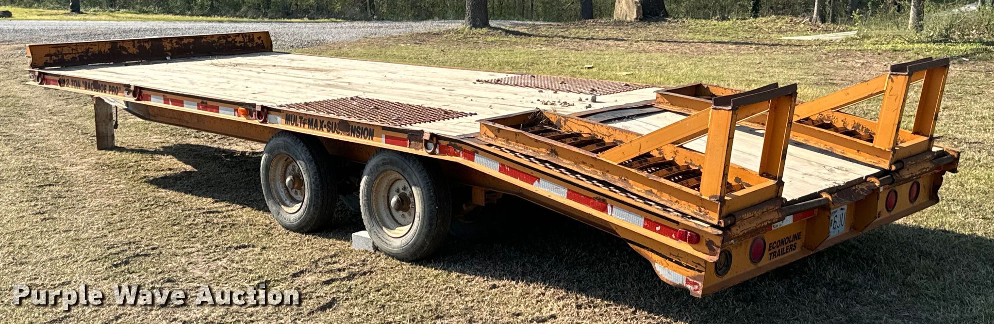 2002 Econoline Backhoe Pro equipment trailer in Vinita, OK | Item ...