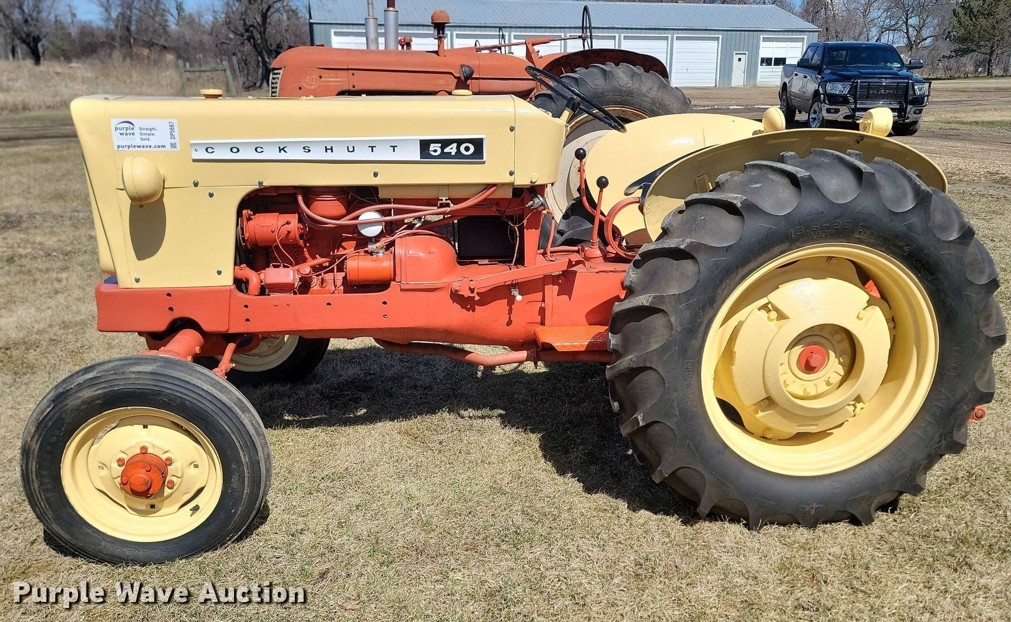 Cockshutt 540 tractor in Hosmer, SD | Item DP5667 for sale | Purple Wave