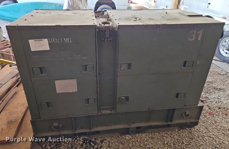 1986 John R. Hollingsworth Co. MEP-005A generator in Fort Scott, KS | Item EI3745 for sale ...