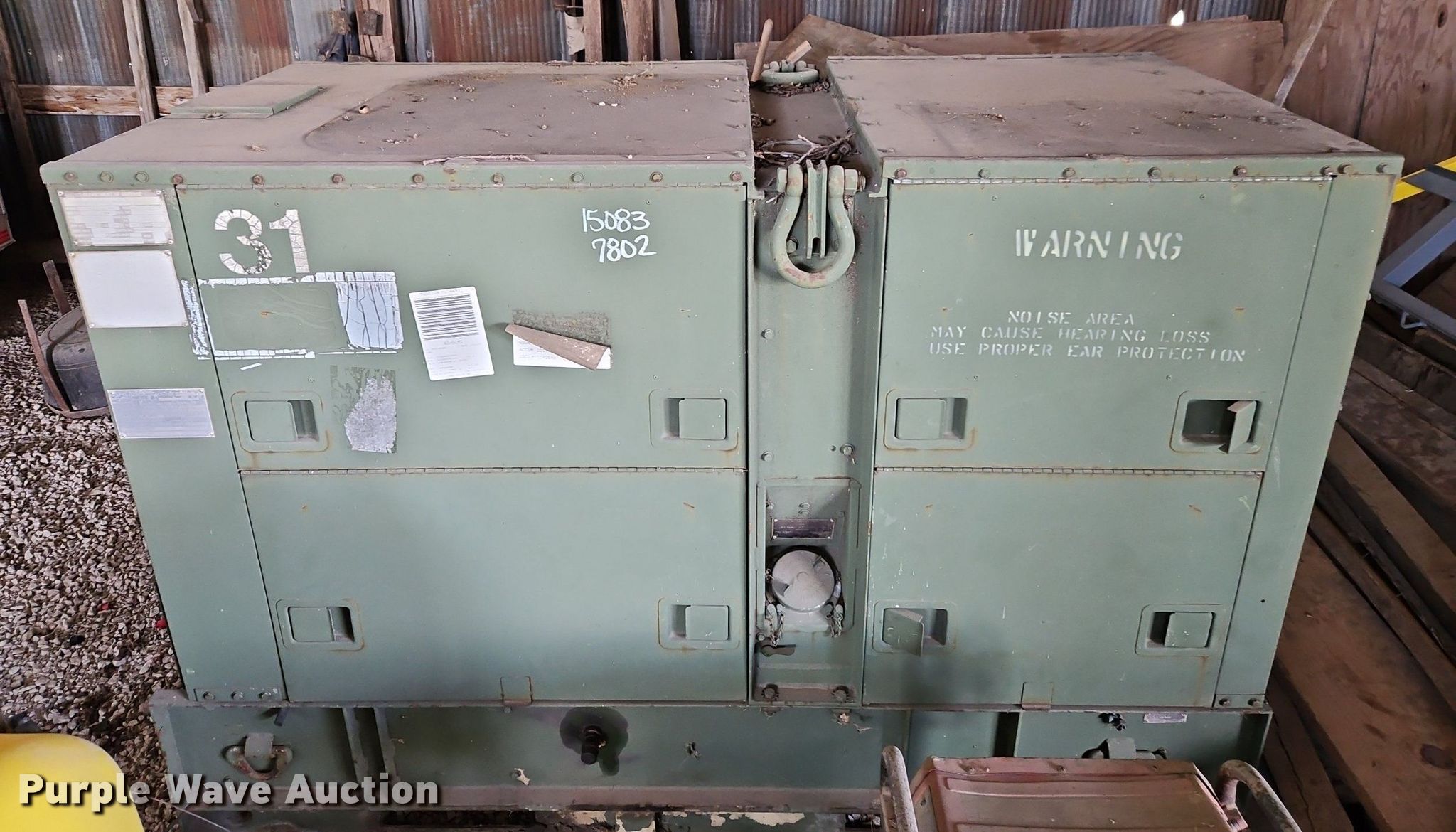 1986 John R. Hollingsworth Co. MEP-005A generator in Fort Scott, KS ...