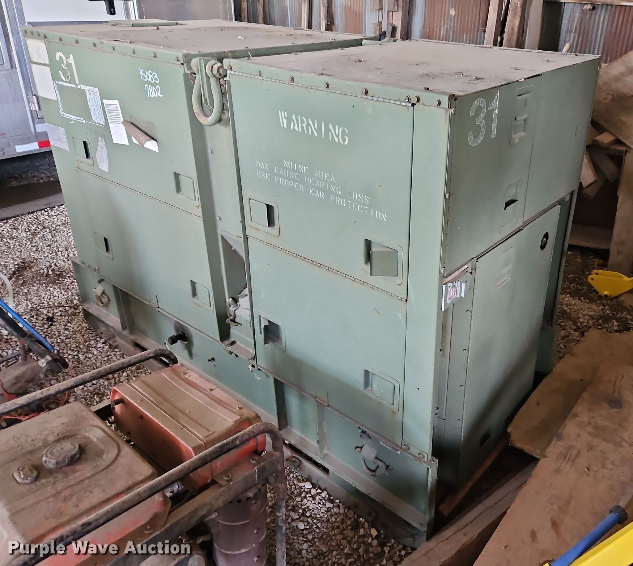1986 John R. Hollingsworth Co. MEP-005A generator in Fort Scott, KS ...