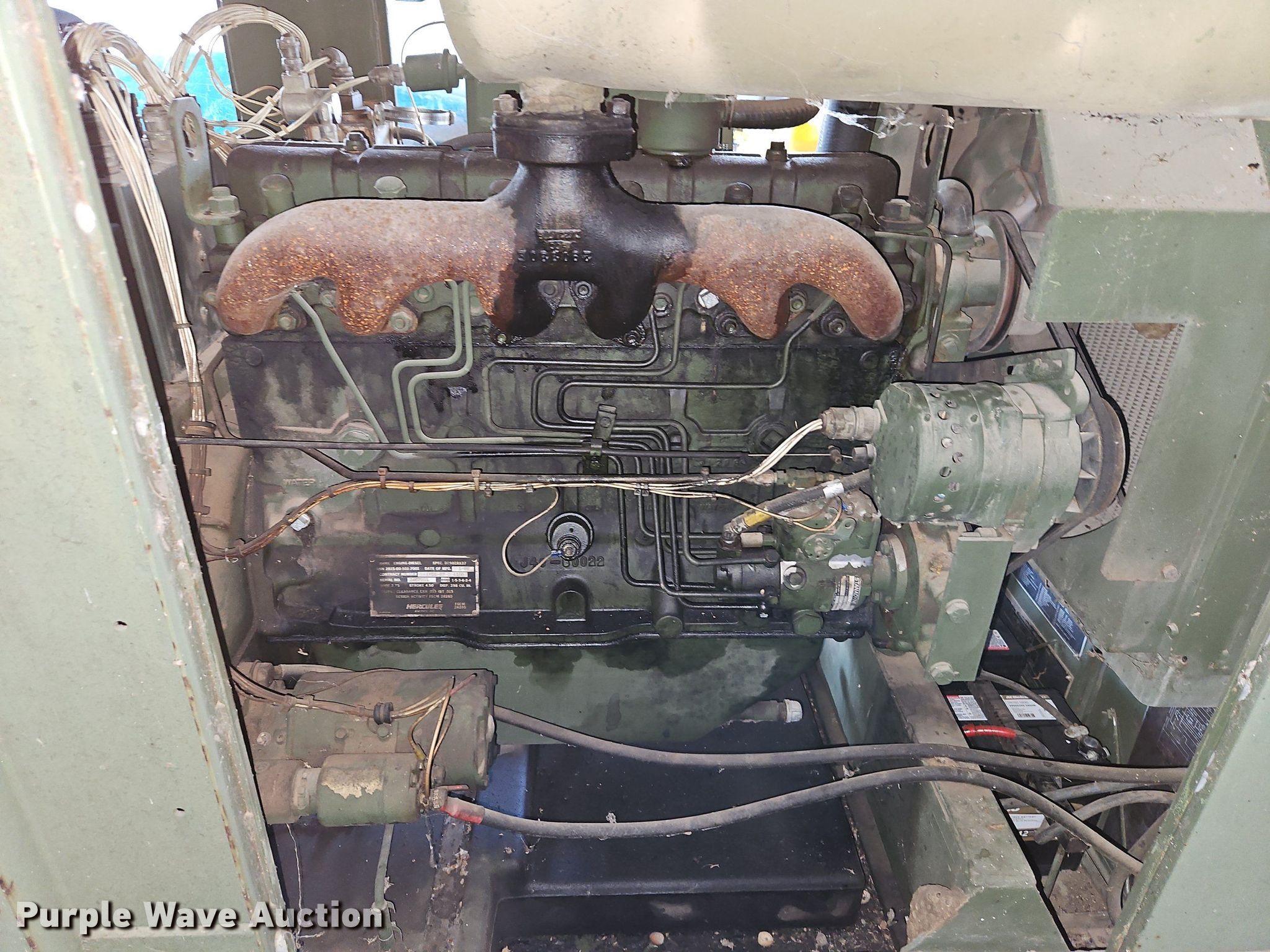 1986 John R. Hollingsworth Co. MEP-005A generator in Fort Scott, KS | Item EI3745 for sale ...