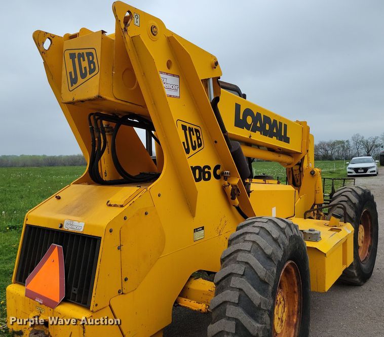 1998 JCB 506C telehandler in Raymore, MO | Item DP1330 sold | Purple Wave