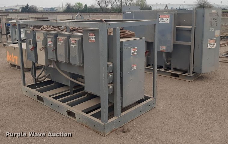 (2) distribution substations in Wichita, KS | Item DV9972 sold | Purple ...