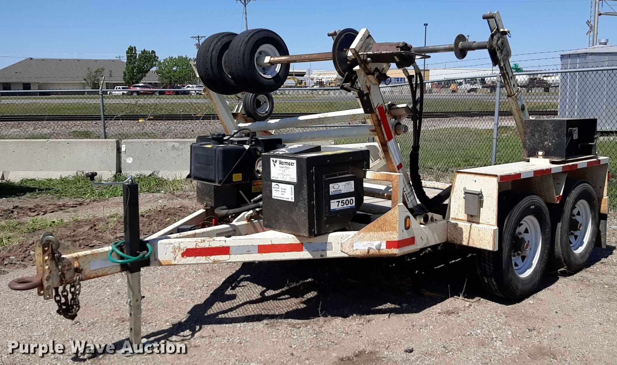 2012 Larson 7500 reel trailer in Wichita, KS | Item DQ6965 sold ...