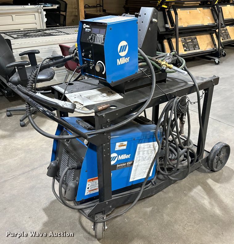 Miller Invision 456P welder in Newton, KS | Item NL9750 sold | Purple Wave