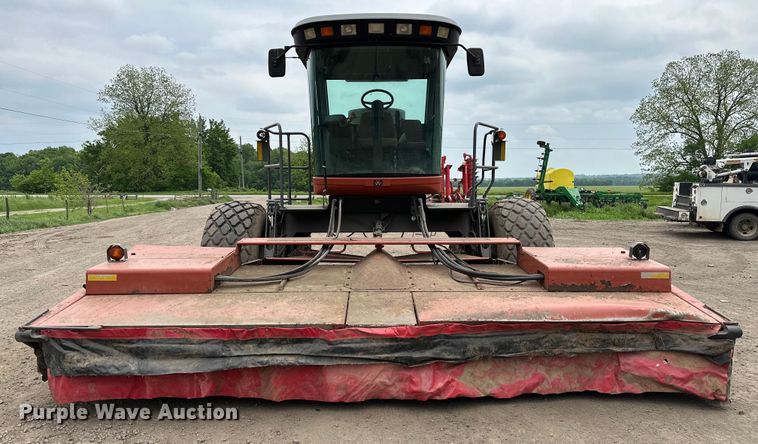 2009 Massey Ferguson 9635 swather / windrower in Spiro, OK | Item NR9772 sold | Purple Wave