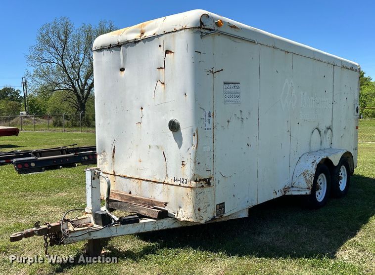 1996 W-W Trailers enclosed cargo trailer in Muskogee, OK | Item DO1122 ...