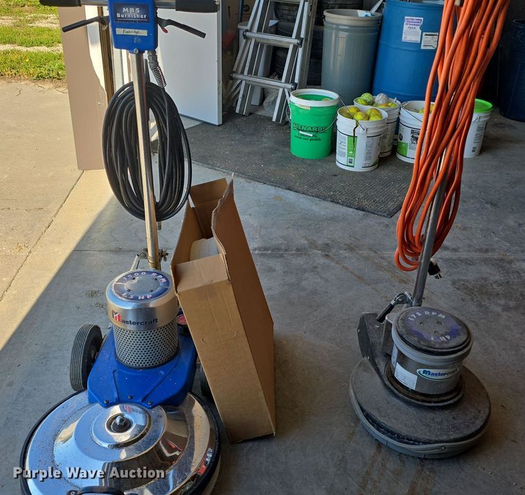 (2) Mastercraft floor buffers in Onaga, KS | Item EK5981 sold | Purple Wave