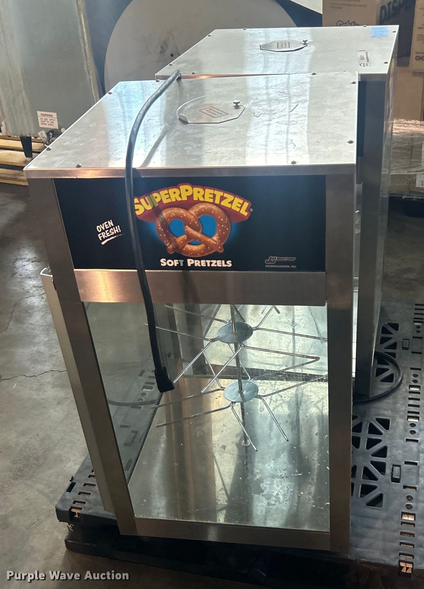 (2) - J&J Super Pretzel 825 pretzel warmer in Tulsa, OK | Item EG0427 ...