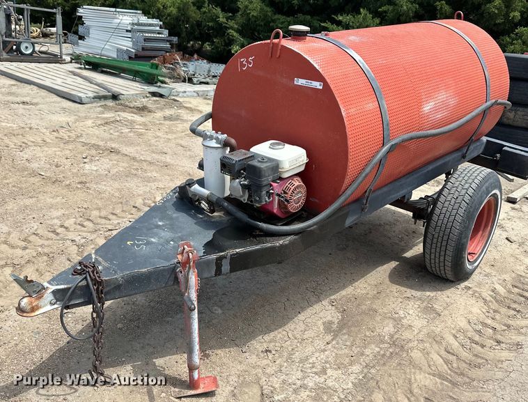 Shop built fuel trailer in Sublette, KS | Item OI9193 sold | Purple Wave