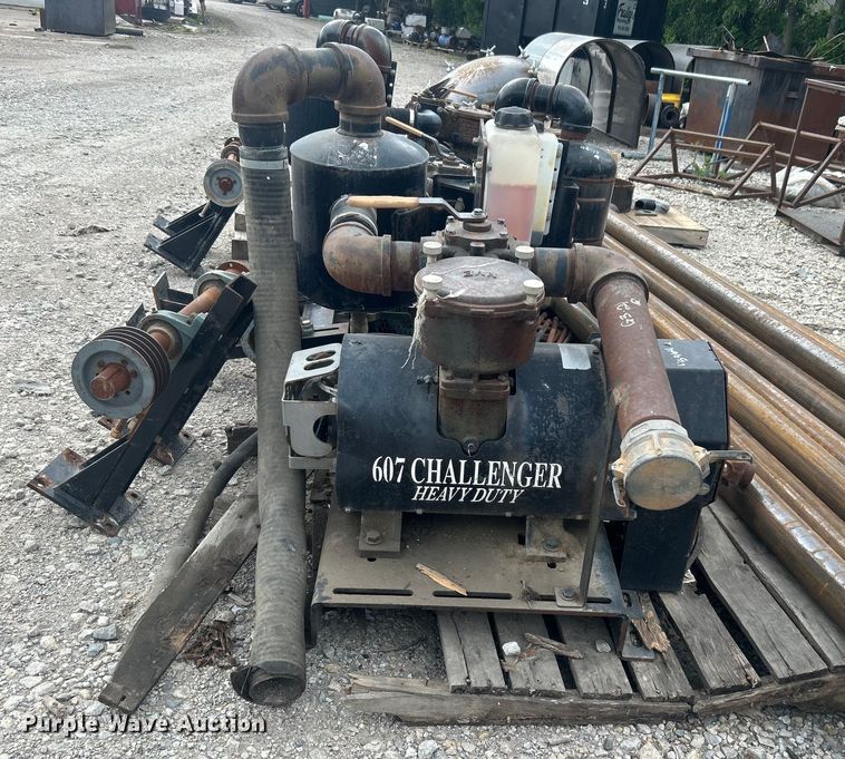 (3) Challenger 100-607-FS 607 Heavy Duty vacuum pumps in Tulsa, OK ...