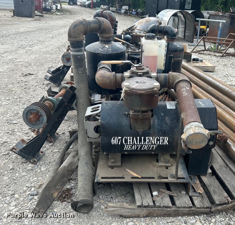 (3) Challenger 100-607-FS 607 Heavy Duty vacuum pumps in Tulsa, OK ...