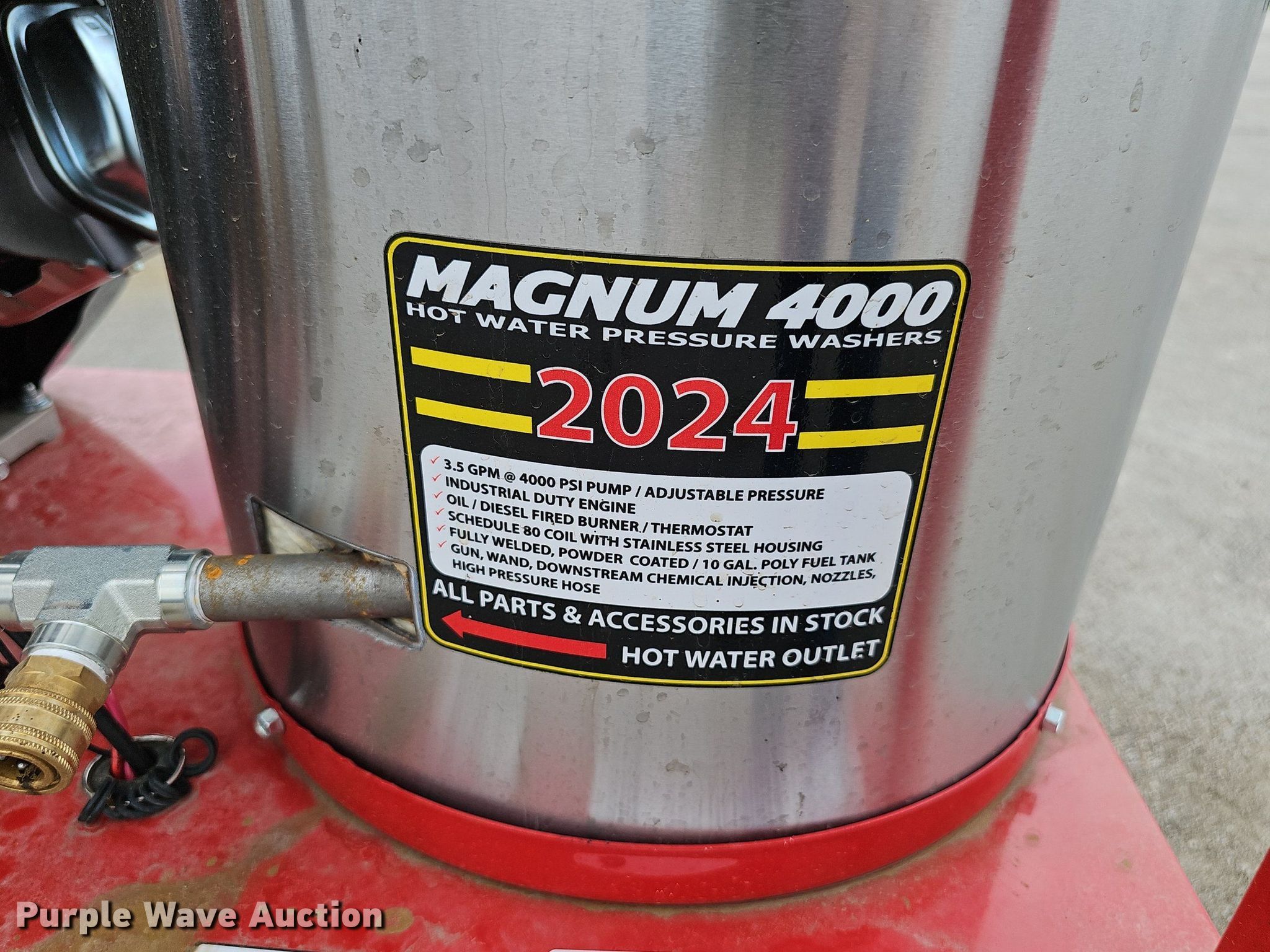 Magnum 4000 GS18 hot pressure washer in Waterloo, NE | Item IO9964 for ...