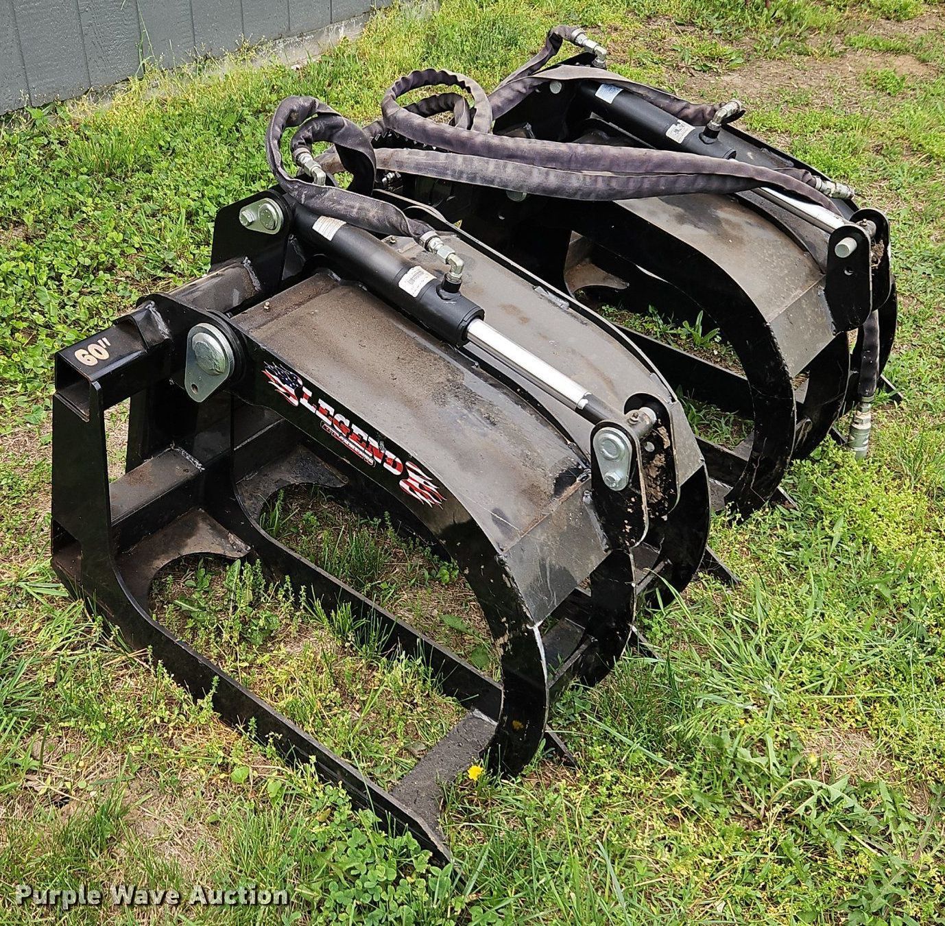 Legend Attachments skid steer rock grapple bucket in Grandview, MO ...