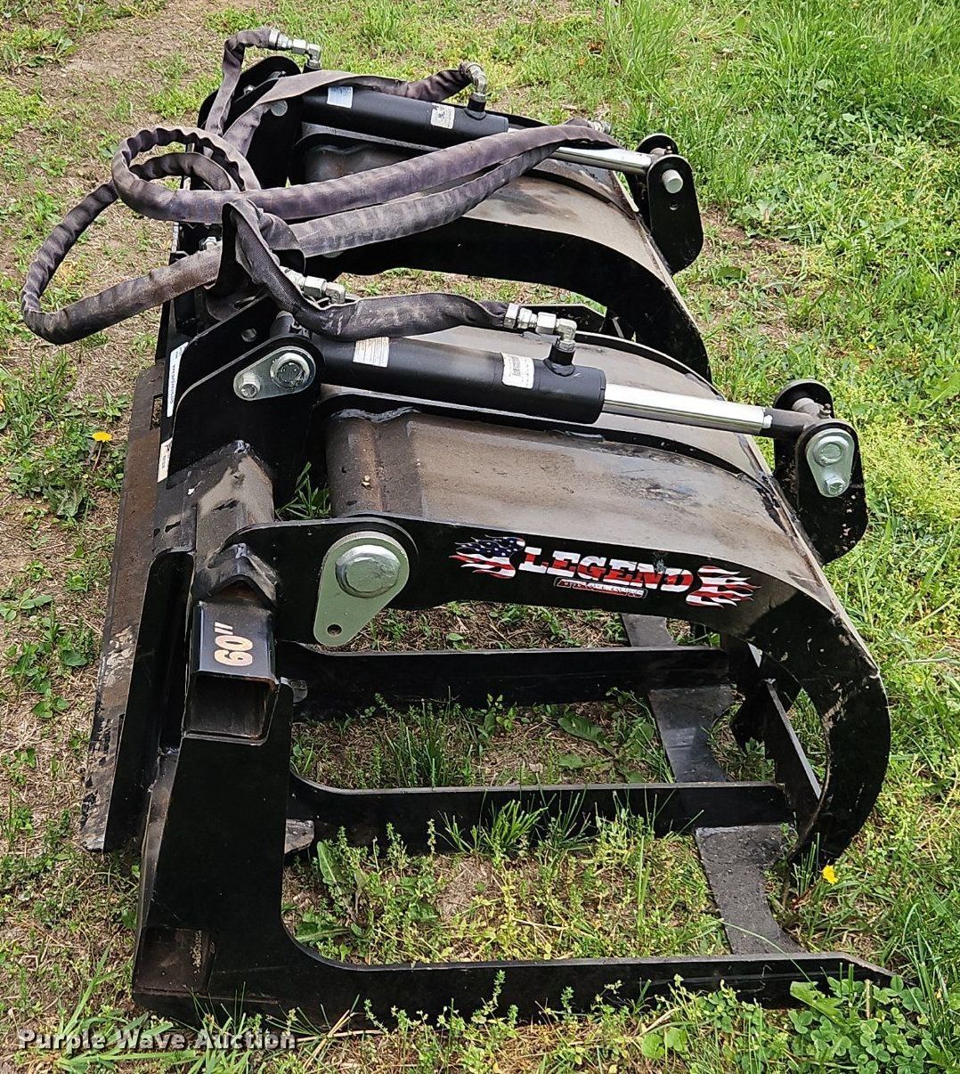 Legend Attachments skid steer rock grapple bucket in Grandview, MO ...