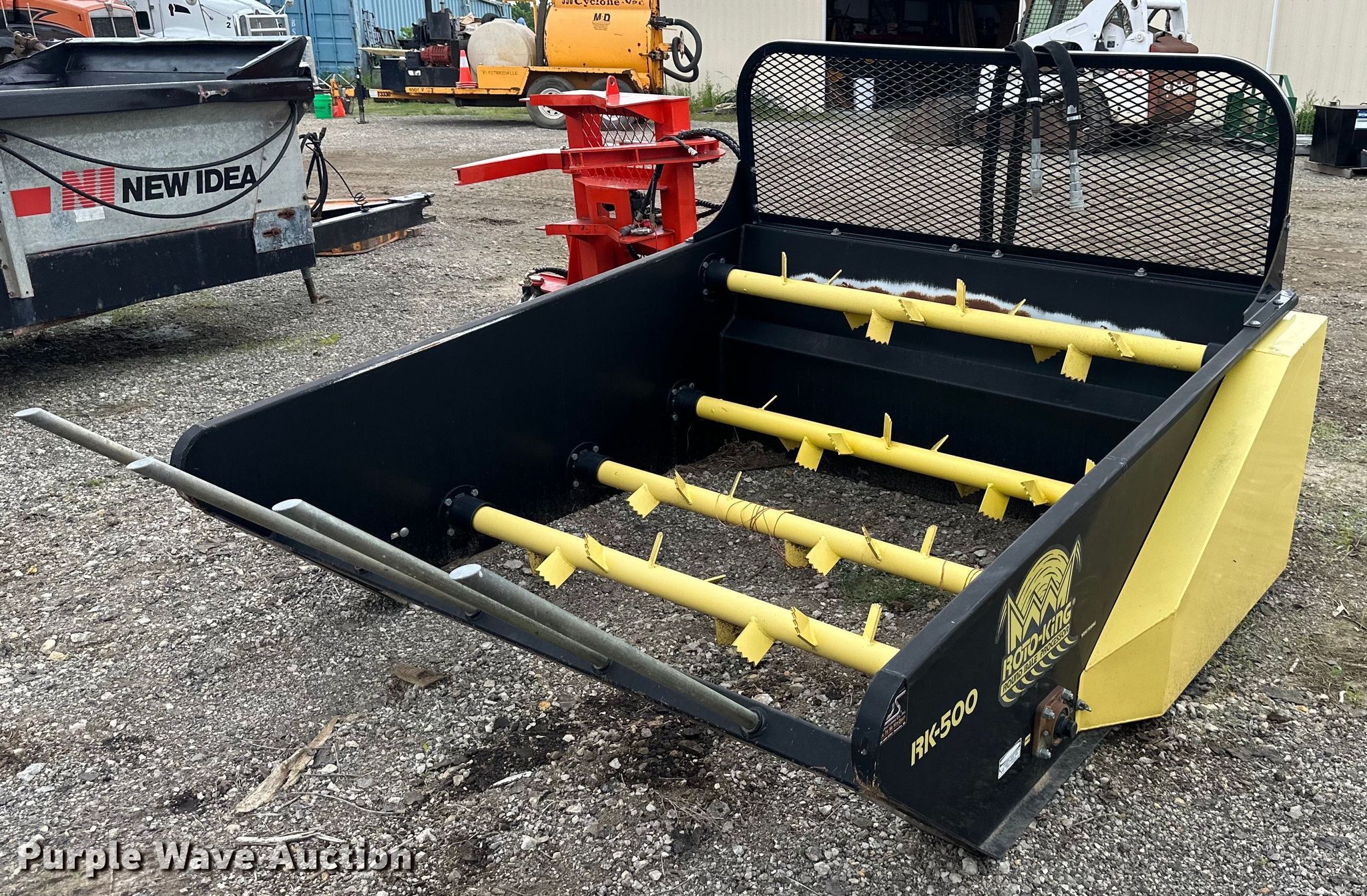 Roto-King skid steer bale processor in Perry, KS | Item NT9321 sold ...