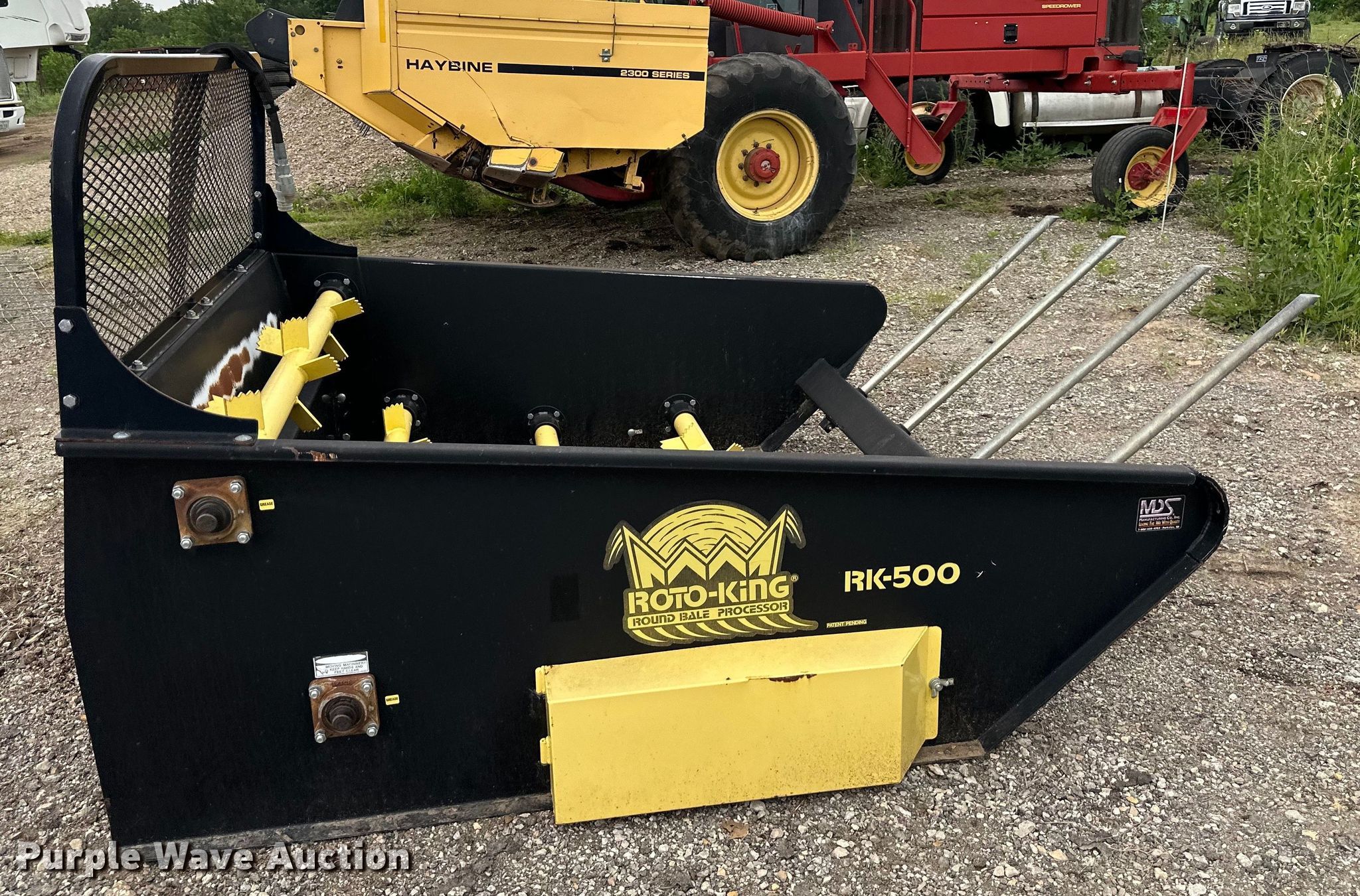 Roto-King skid steer bale processor in Perry, KS | Item NT9321 sold ...